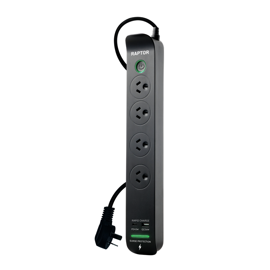 Raptor 4 Outlet 45W Slimline Powerboard – Jackson Power